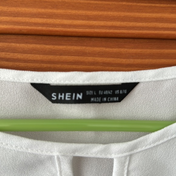 SHEIN | Tops | Shein Cute White Shell Top | Poshmark